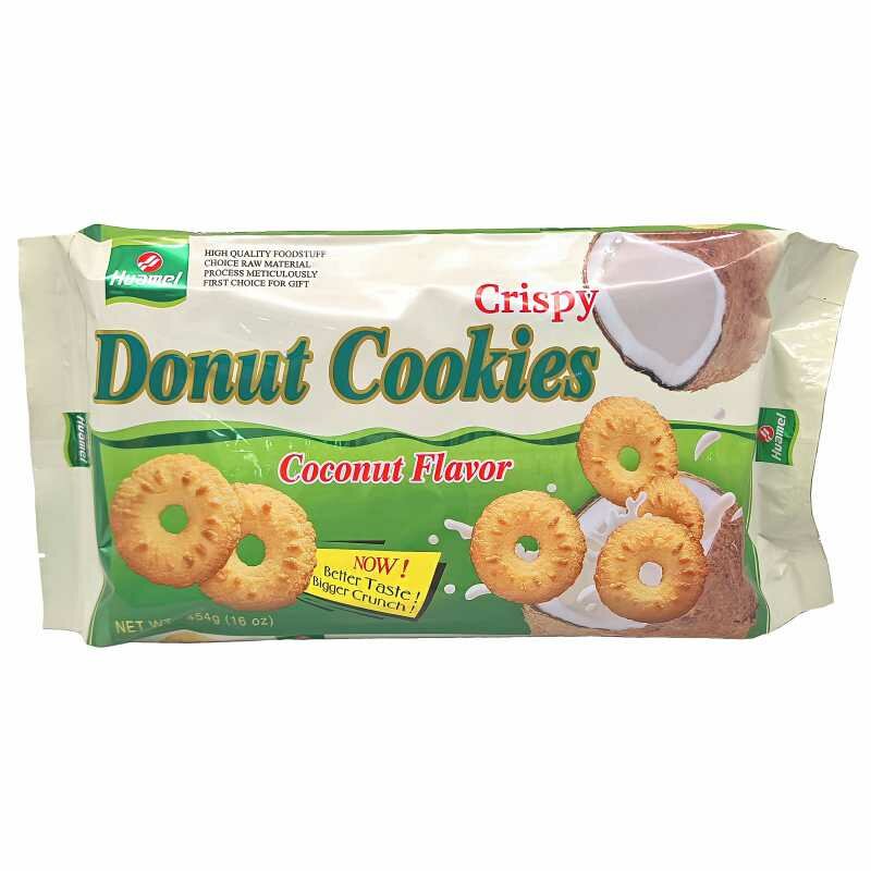 Печенье HUAMEI DONUT COOKIES Печенье со вкусом кокоса 454г