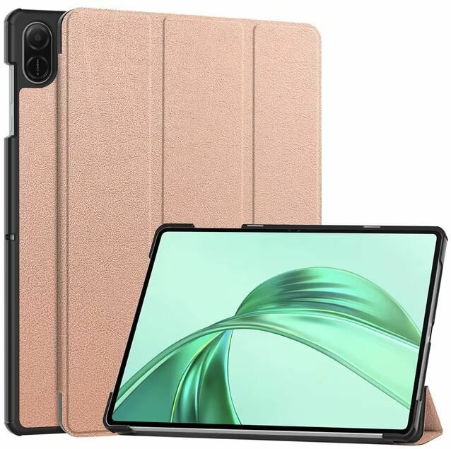 Чехол на Honor Pad X8a / NDL-W09 / Хонор Пад Х8а 11 дюйма, 2024 года, умный с магнитом, розовое-золото