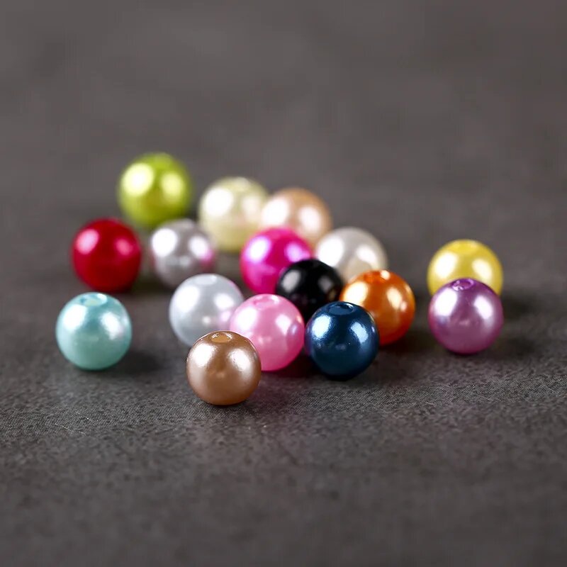 Жемчужные бусины Multicolor 6 мм, 100 шт.
