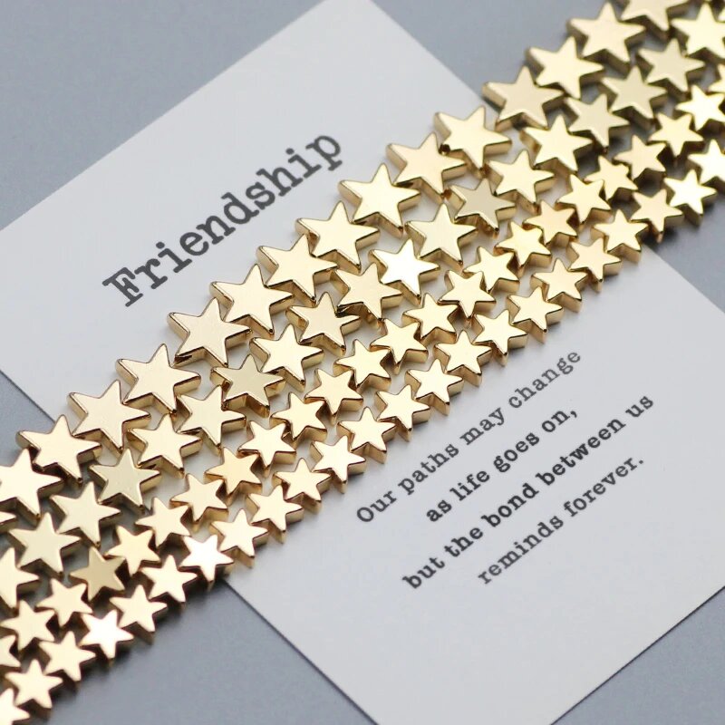 Браслет дружбы из звезд 14K Gold, 4 мм