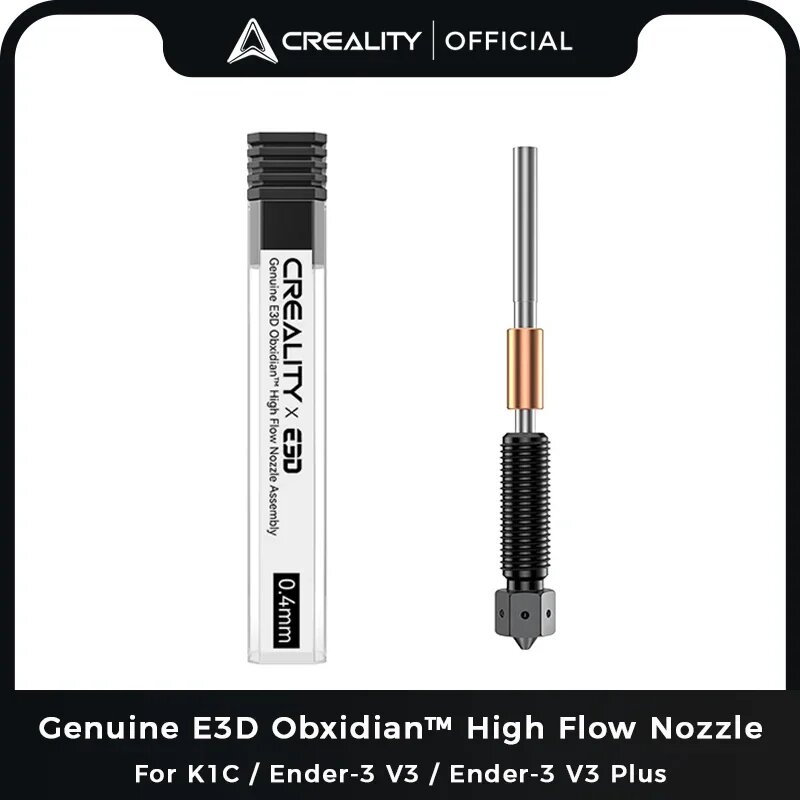 CREALITY 3D НоZZLE ASSEMBLY 0,4 мм Обксидиан для Ender-3 V3/V3 Plus