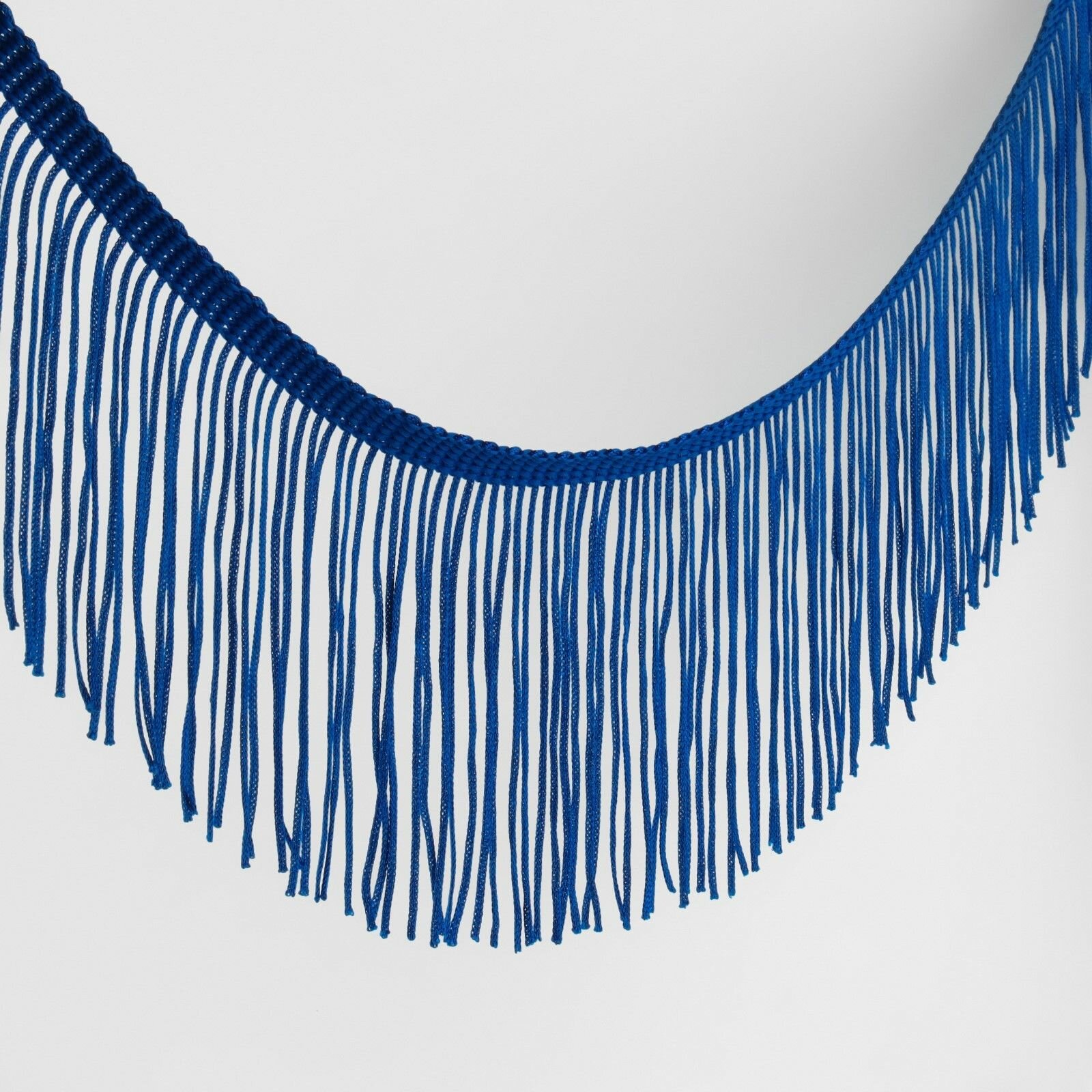 Тесьма декоративная Бахрома , 10 см, 5 0.5 м, синяя