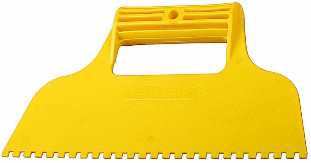 Малярный шпатель STAYER, 230 мм, зубчатый 8х8 мм, пластмассовый 1022-8