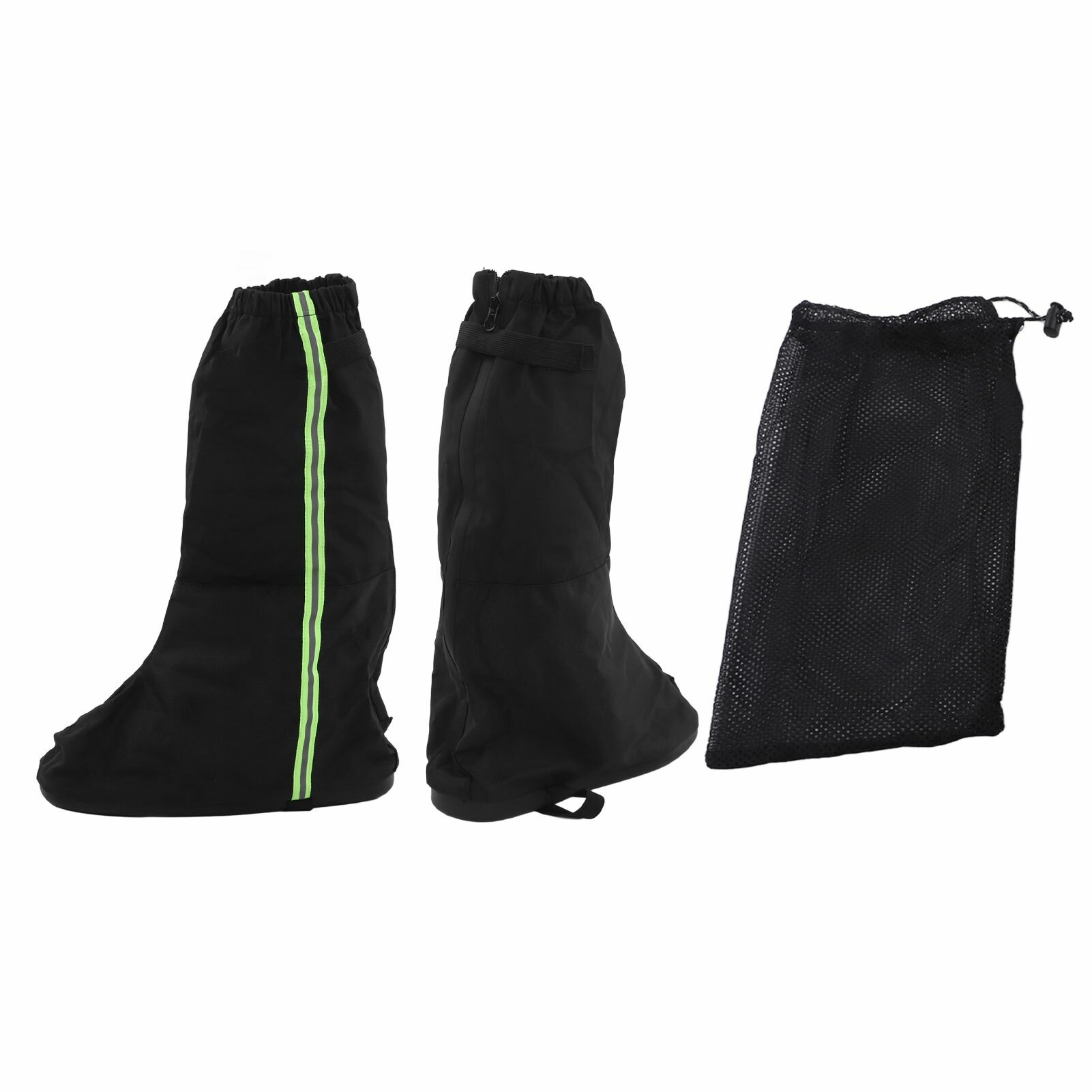 Снегоступы, водонепроницаемые, с отражателем, черные L