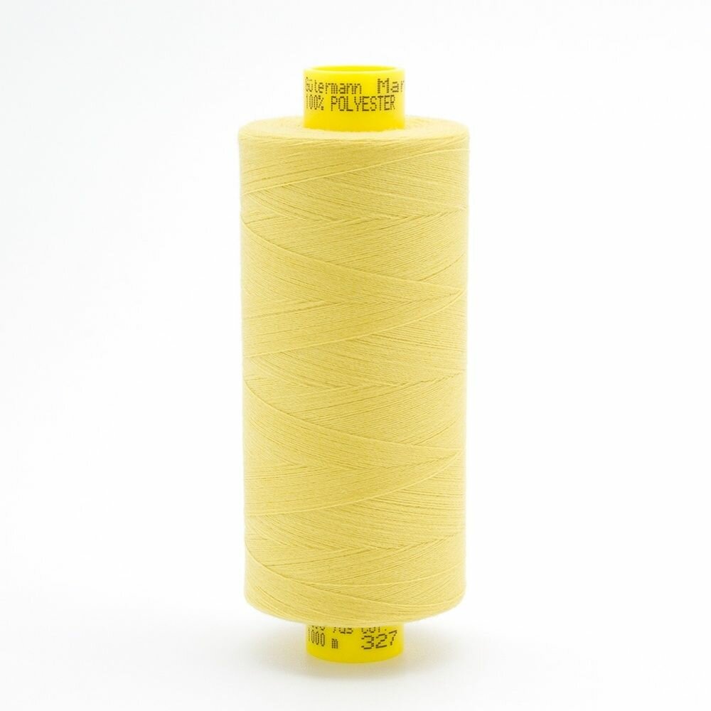 Швейные нитки Gutermann Mara 150/1000 м, цвет 327 солнечный желтый, 10 шт (713953)