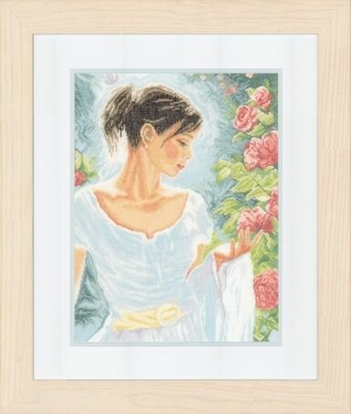 Набор для вышивания Lanarte Red flowers, 30х39 см (ND. LAN. PN-0154475)