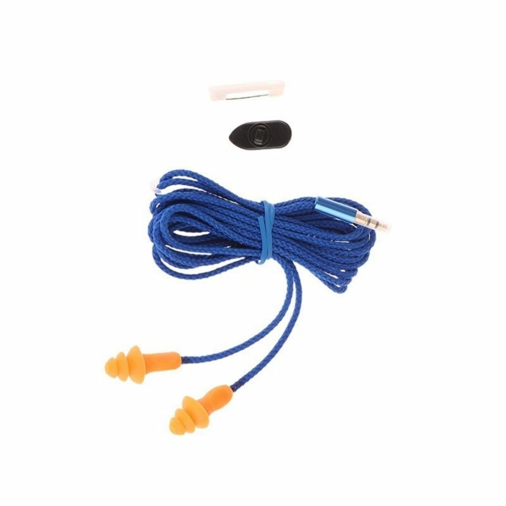 Микронаушник, Звуконепроницаемые наушники-вкладыши-синие