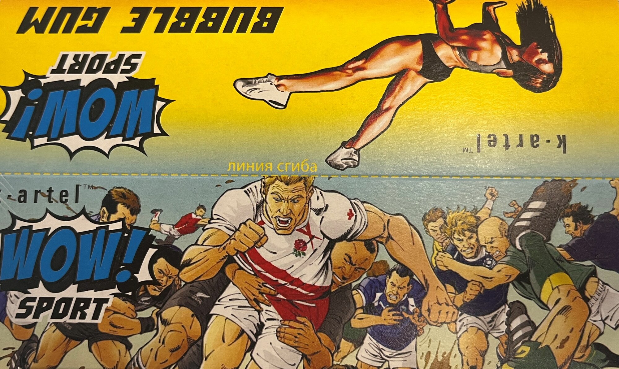 Жевательная резинка "Wow Sport" (блок 120шт) жвачка K-artel