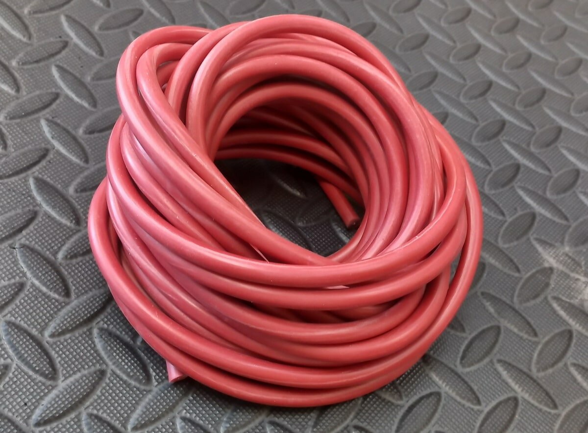 Кабель силиконовый бронепровод d7 красный метражом