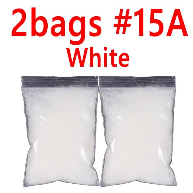 Bimoo Ультратонкий Даббинг Hare's Ice Dub для вязания мух 2 шт Белый, 2 bags White 15A