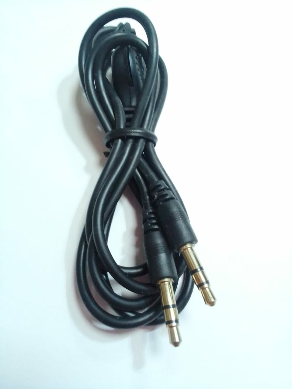 Кабель соединительный AUX Jack 3.5 штекер на штекер jack 3.5 с регулятором громкости 1 м