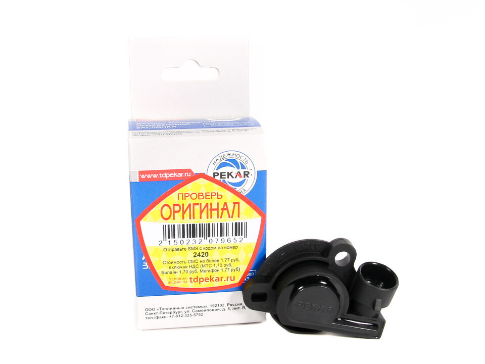 Датчик положения дроссельной заслонки ВАЗ инж безконтактный Пекар 2112-1148200п