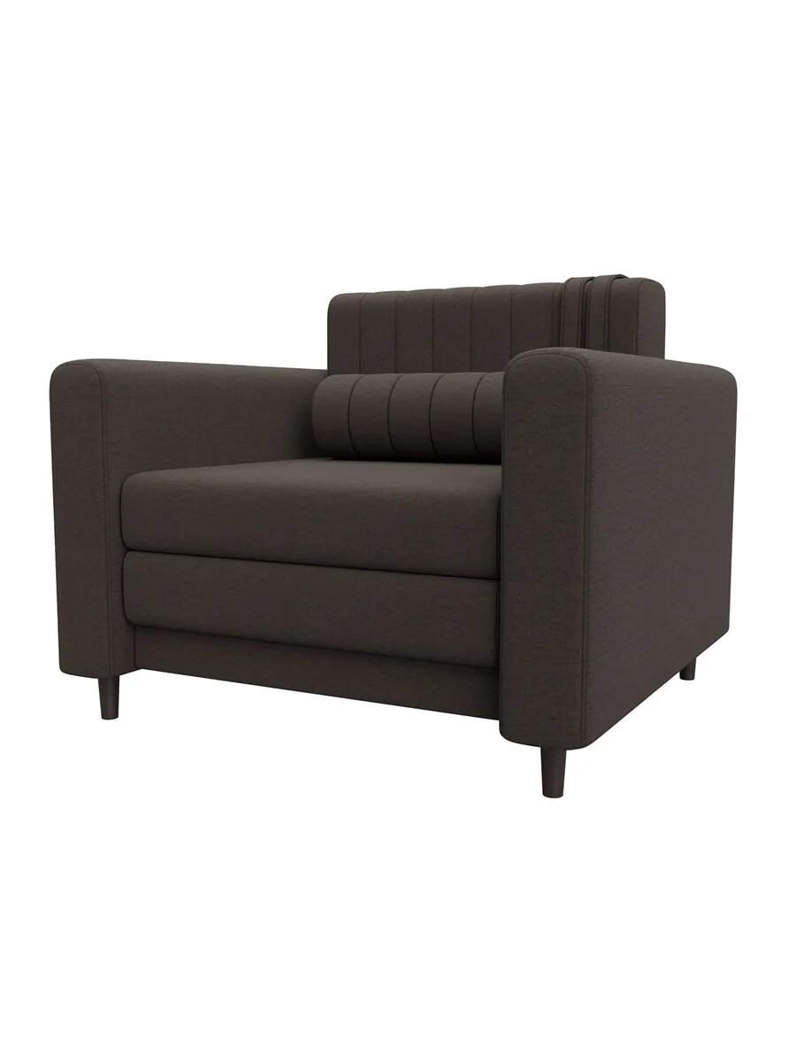 Кресло из серии Браун, 95х87х93 см, раскладное на ножках, рогожка