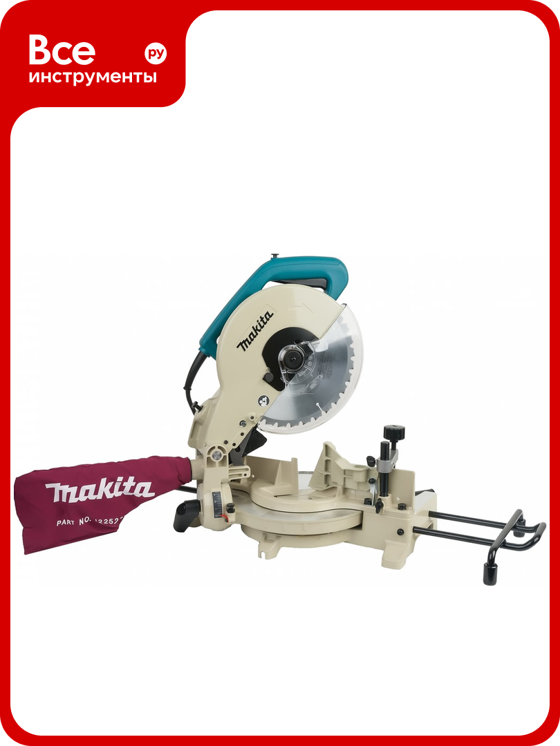 Торцовочная пила Makita LS1040N, с поворотной линейкой обеспечивает высокую