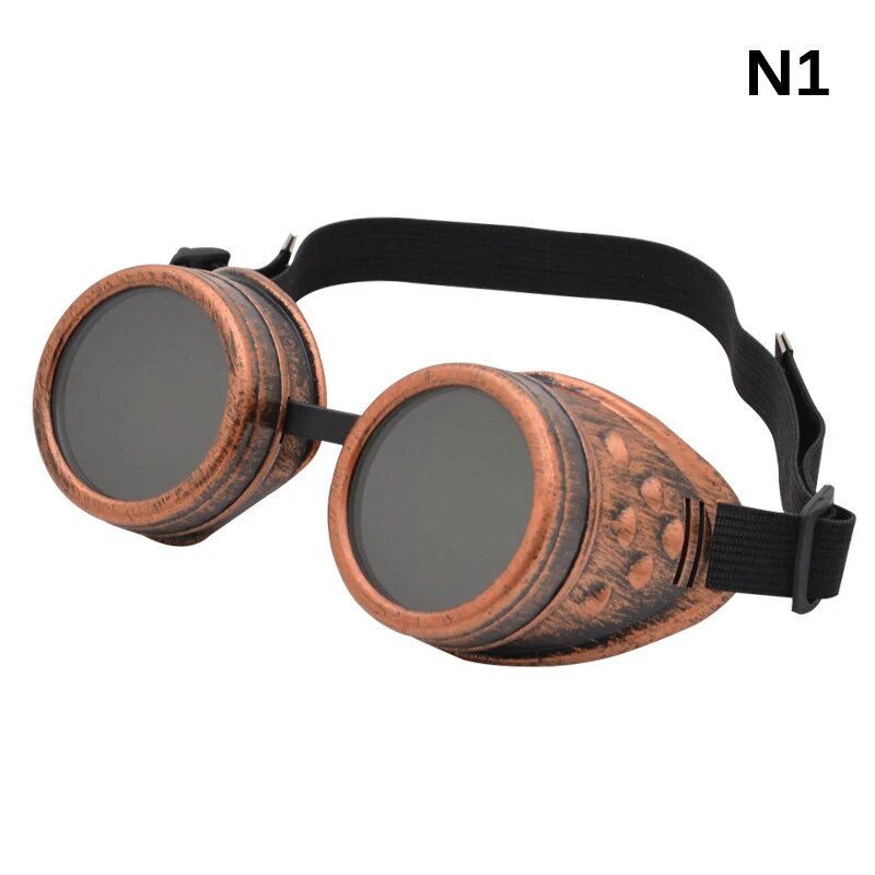 Мотоциклетные ретро очки в стиле стимпанк, готические солнцезащитные очки для водителя, защитные 1