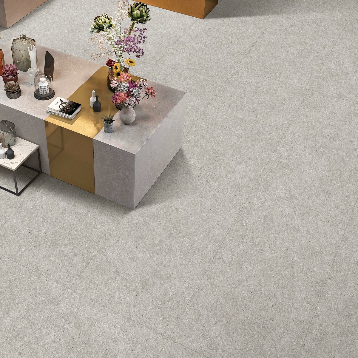 Керамогранит Neodom Basalt Stone Pearl Matt Str 60x120 N40042 бетон матовая Глазурованная, Износостойкая, Морозостойкая, морозостойкая