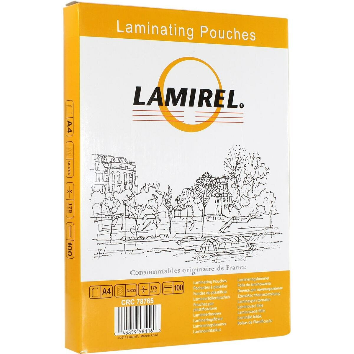 Lamirel пакеты для ламинирования (A4, 175мкм, уп.100 шт)