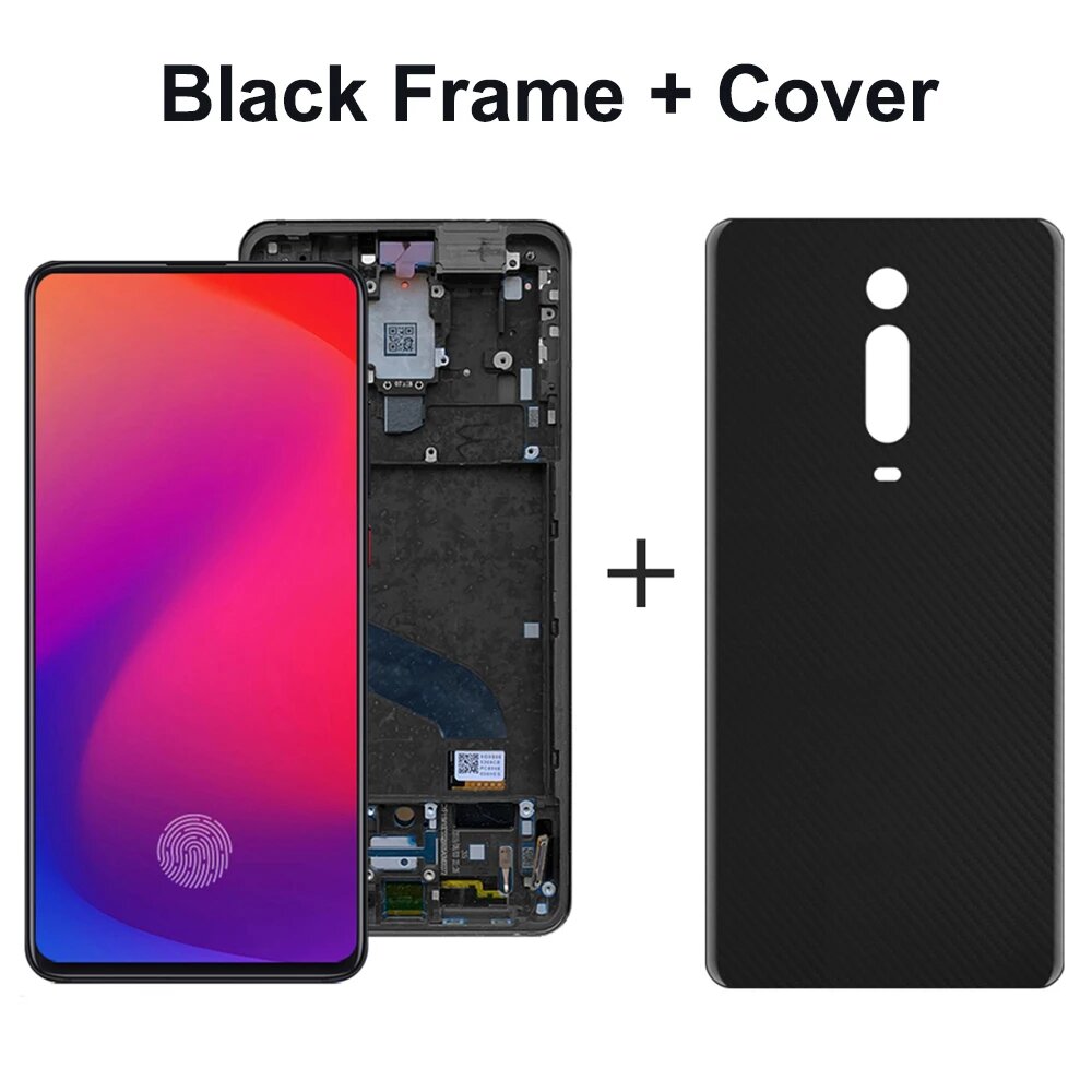 OLED для Xiaomi MI 9T Pro MI 9T ЖК-дисплей с цифровым преобразователем сенсорного экрана в сборе с рамкой для экрана Xiaomi Redmi K20 Pro K20 OLED BlackFrameCover