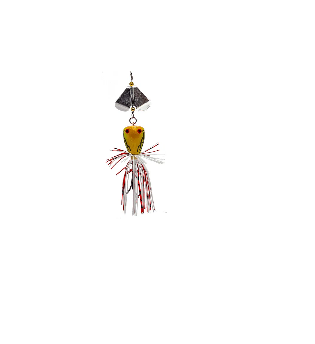 Мягкая приманка LureMax Лягушка F04 Buzzer Broga, с турбиной, 3 см
