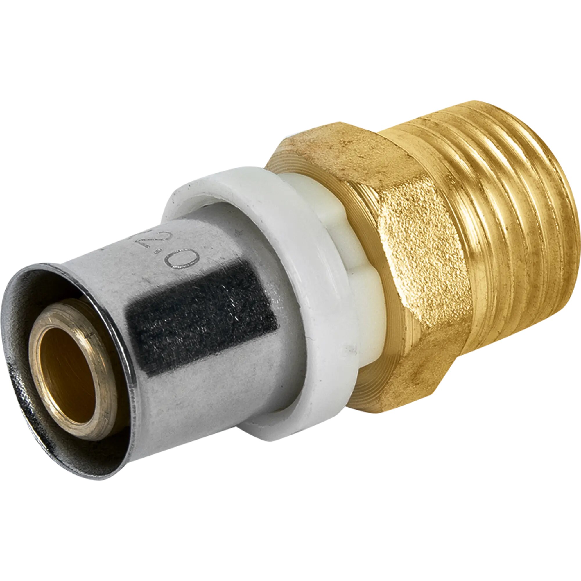 Aquabeam муфта комбинированная 1/2x16 мм латунь НР ABP.201. Y.001604 для водопровода