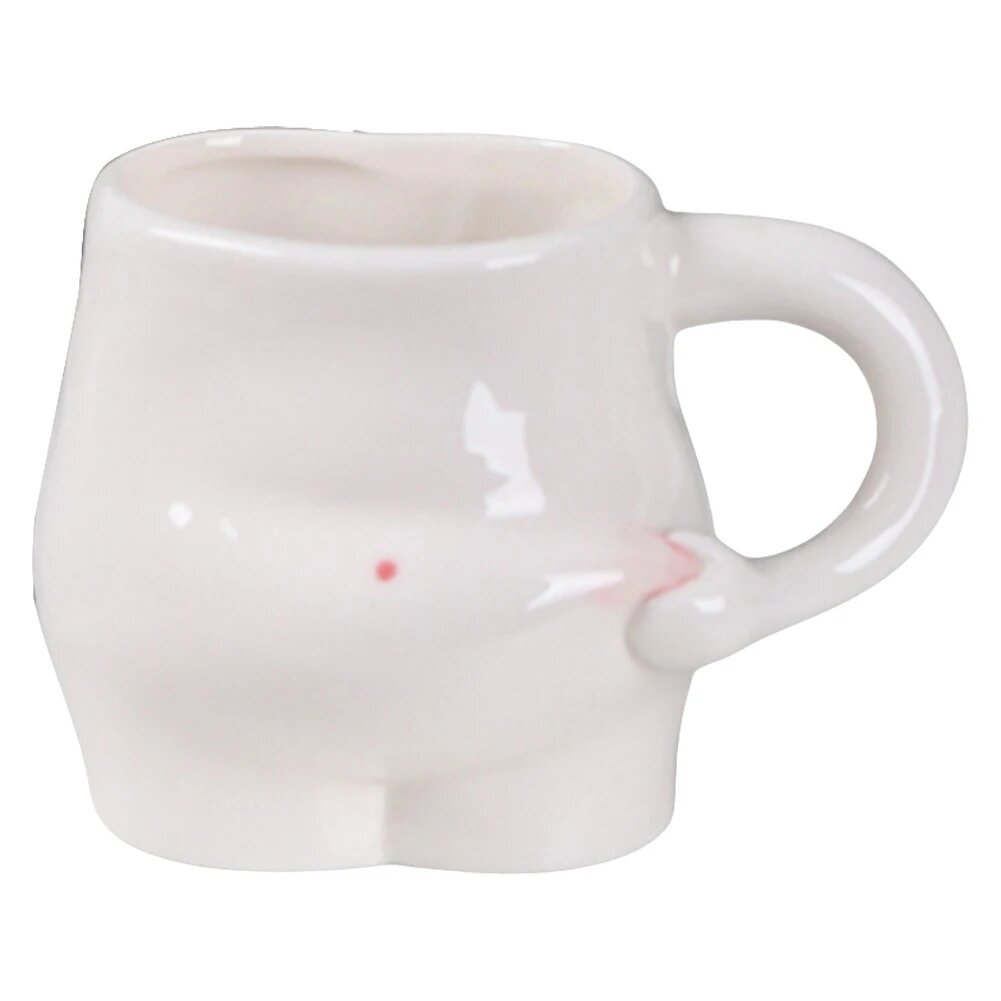 320 мл забавная кофейная кружка с ручкой, художественная чашка для молока, кружка в форме жира в форме живота, поощряющий подарок для похудения, Pinch your stomach