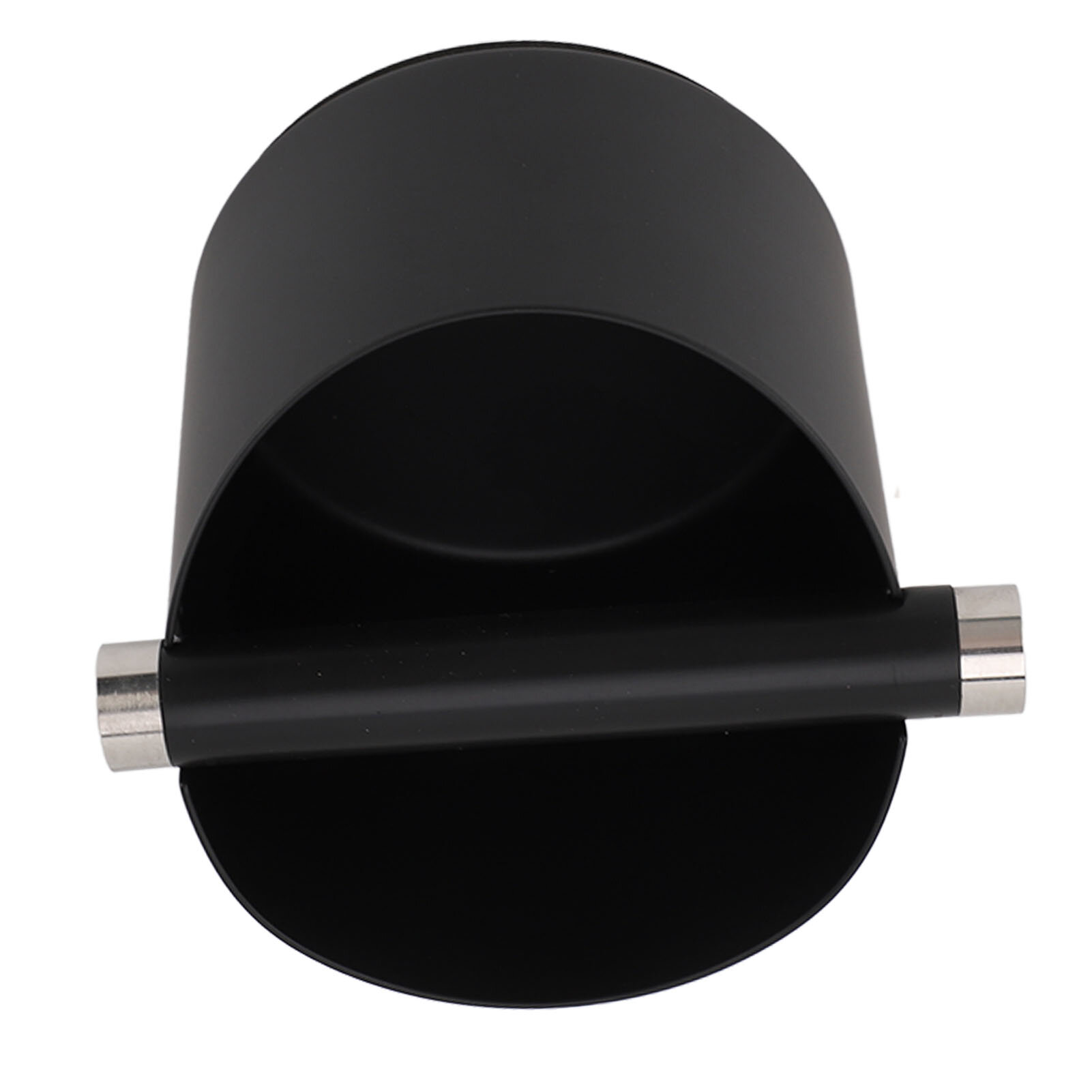 Нок-бокс для кофейной гущи из нержавеющей стали. Нок-бокс для кофе со съемной декой, 114 мм, диаметр 4,5 дюйма, черный.