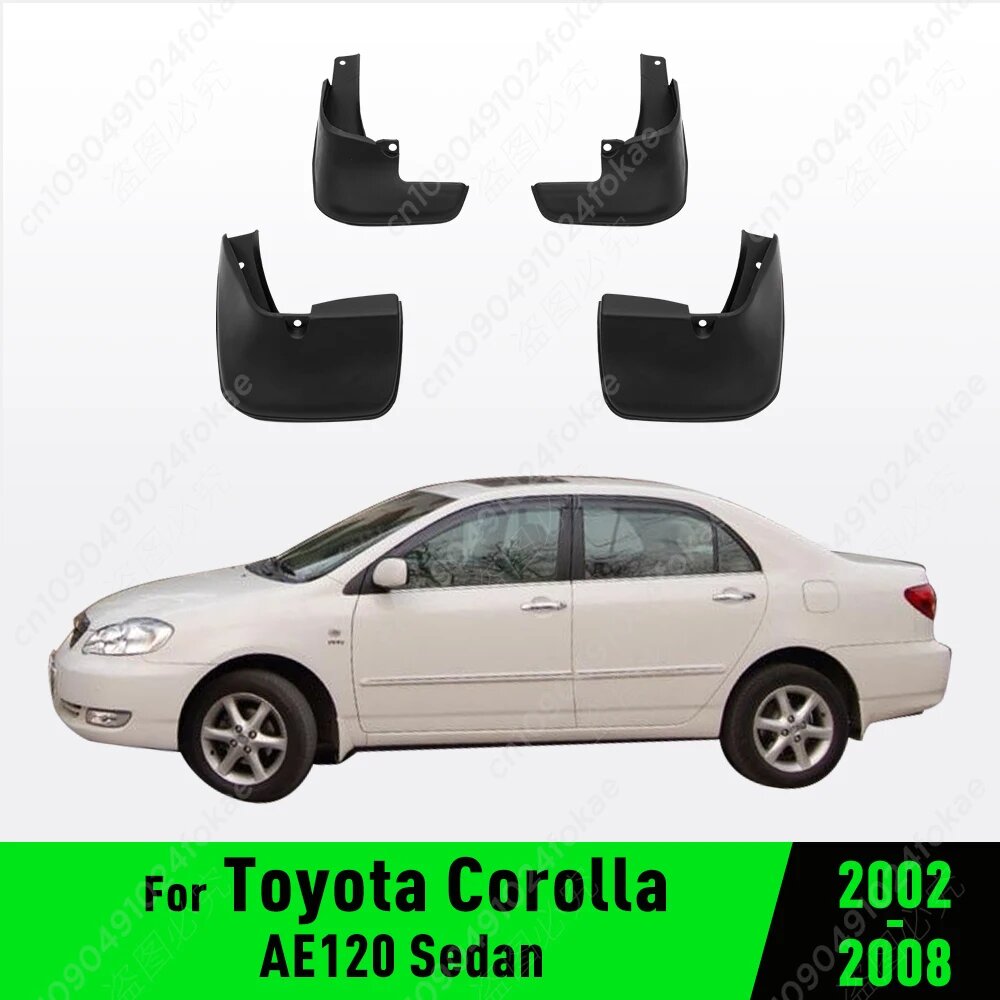 Брызговики для Toyota Corolla 120 Altis 2002-2008 седан 2003 2004 2005 2006 2007