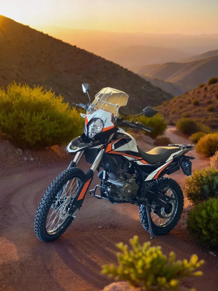 Мотоцикл ADVENTURE 250 c ПТС (оранжевый)