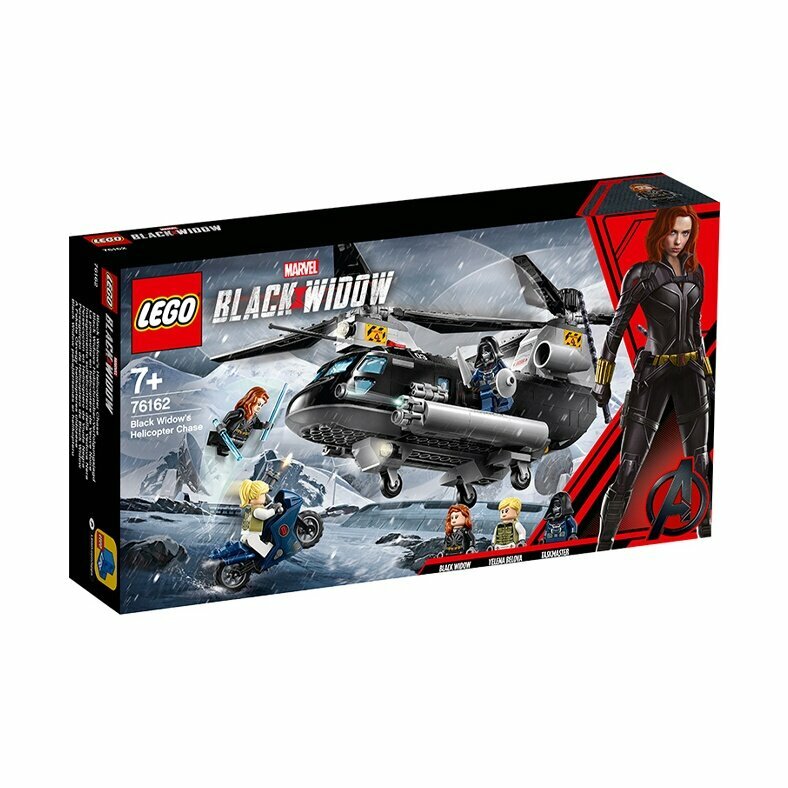 LEGO Super Hero Collection Черная Вдова Вертолет Great Pursuit Конструктор 201 300 шт. 76162
