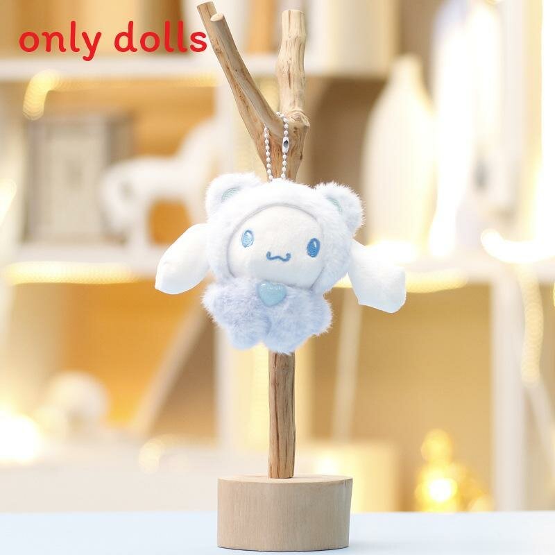 Плюшевый брелок курами мели характер с сердечным дизайном для подарка циннаморолл