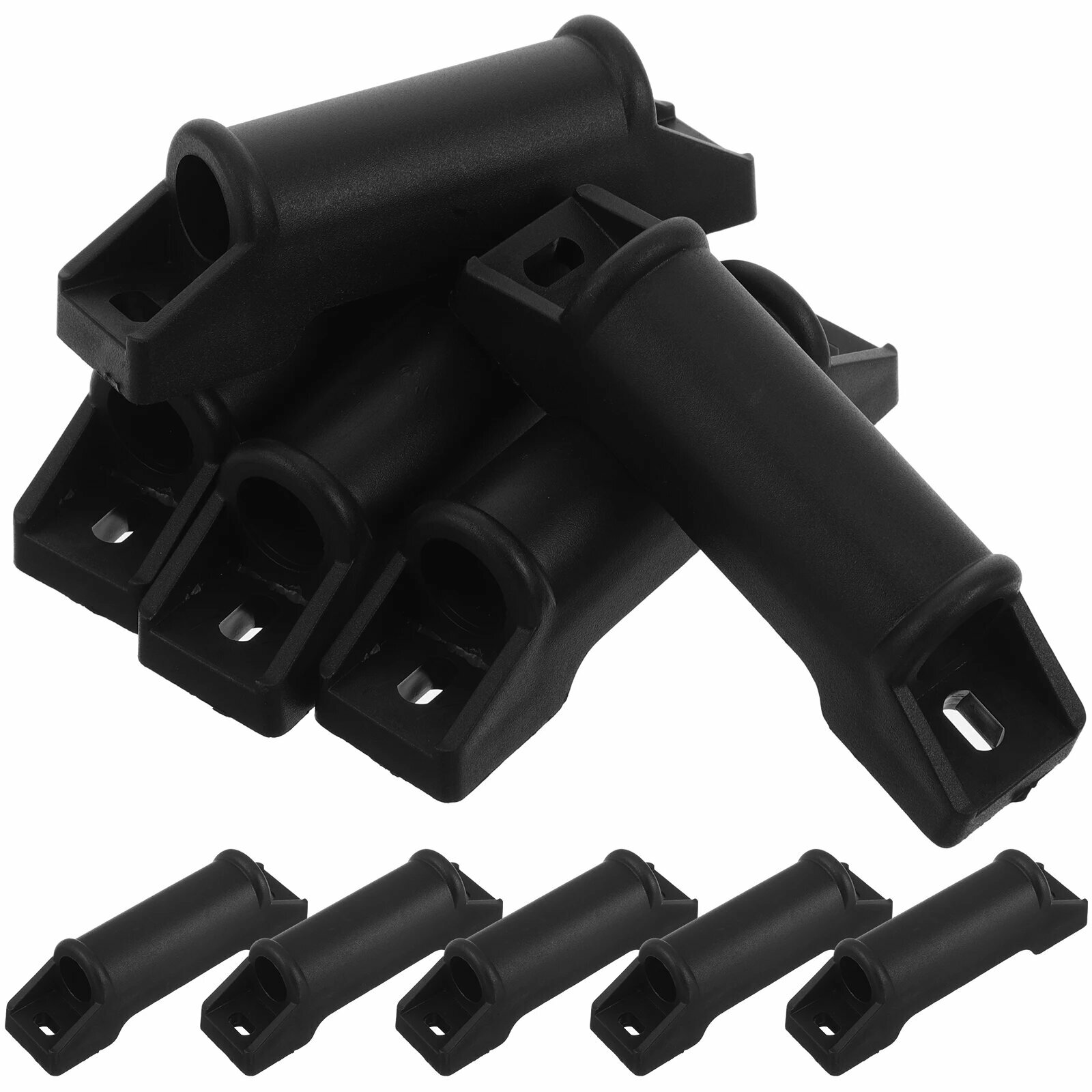 10 шт, крепление для подставки для ног игрового стула, гладкие блоки для кресла для отдыха, офисные стулья, мебель, сверхмощные ползунки, детали подставки для ног