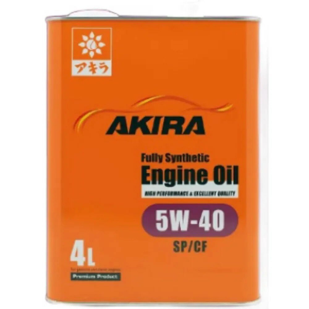 Моторное масло Akira SP/CF 5W-40 cинтетическое, 4 л, арт. 00032242-004