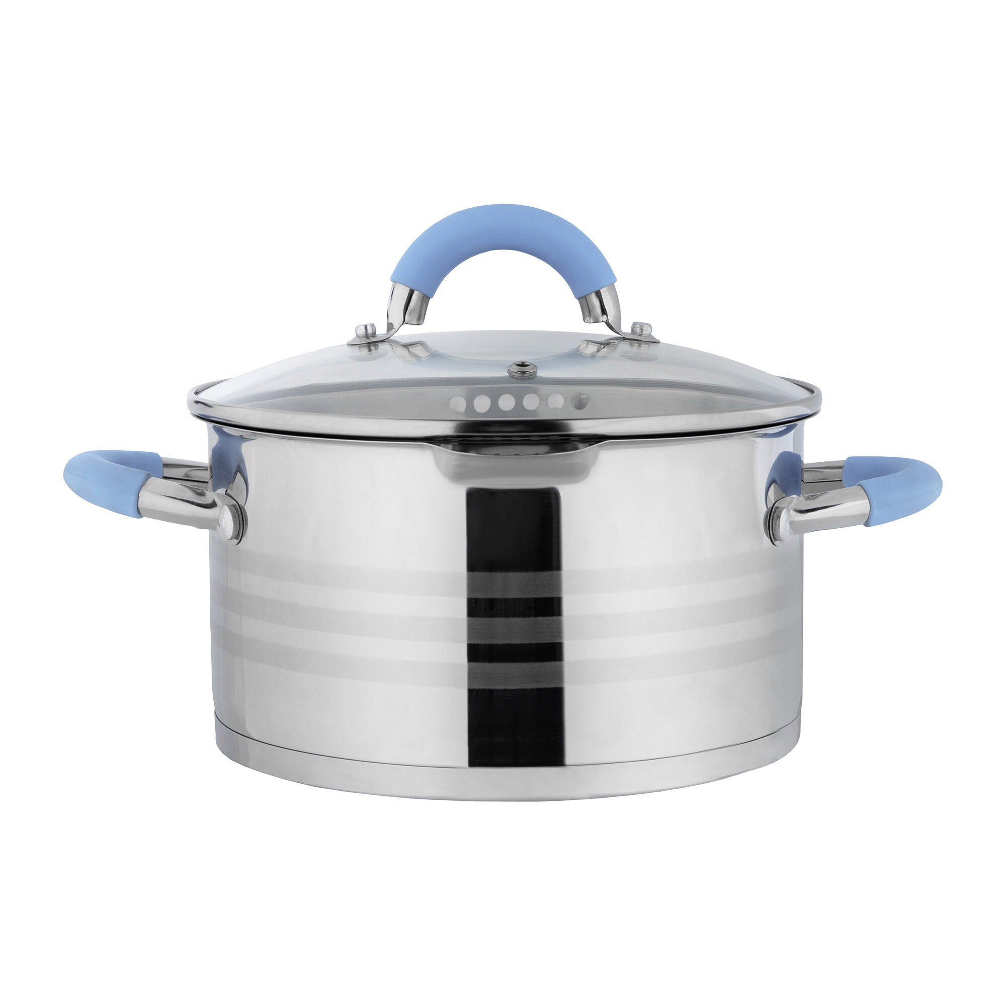 Кастрюля Mallony Melodia с крышкой, нержавеющая сталь, 3,4 л