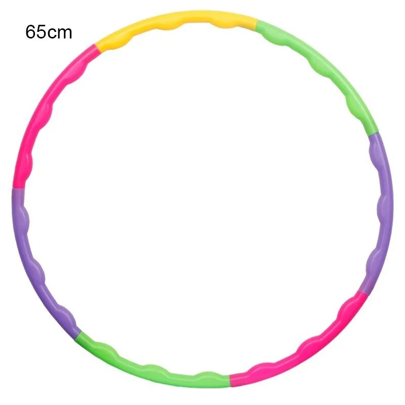 Детский разборный пластиковый обруч 6 частей для детского сада