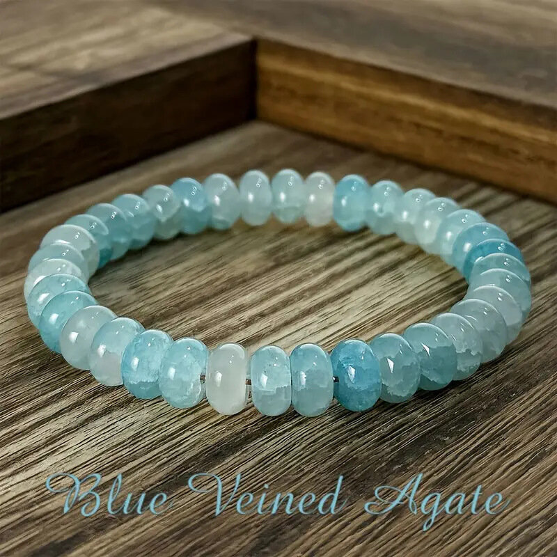 YM Mall Браслеты из бусин Агат разного цвета Счетная бусина Богатство