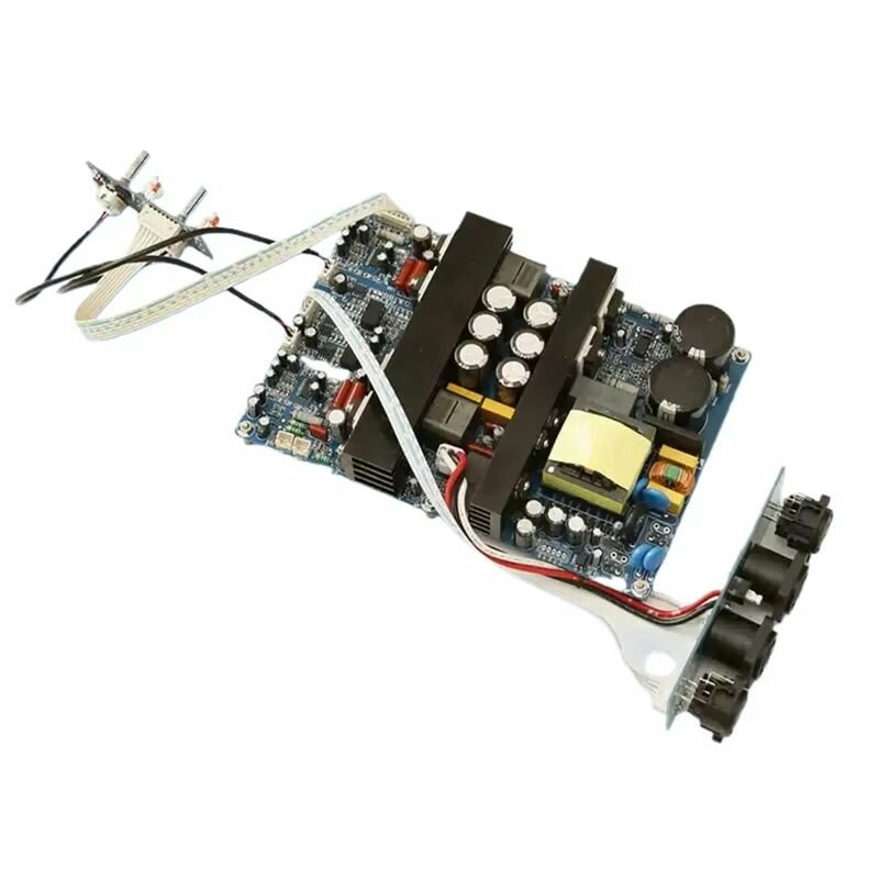 Усилитель На Цифровом Управлении С Двумя Каналами 1000 Вт, Плата Аудиоусилителя Высокой Мощностью, Регулировкой Громкости.