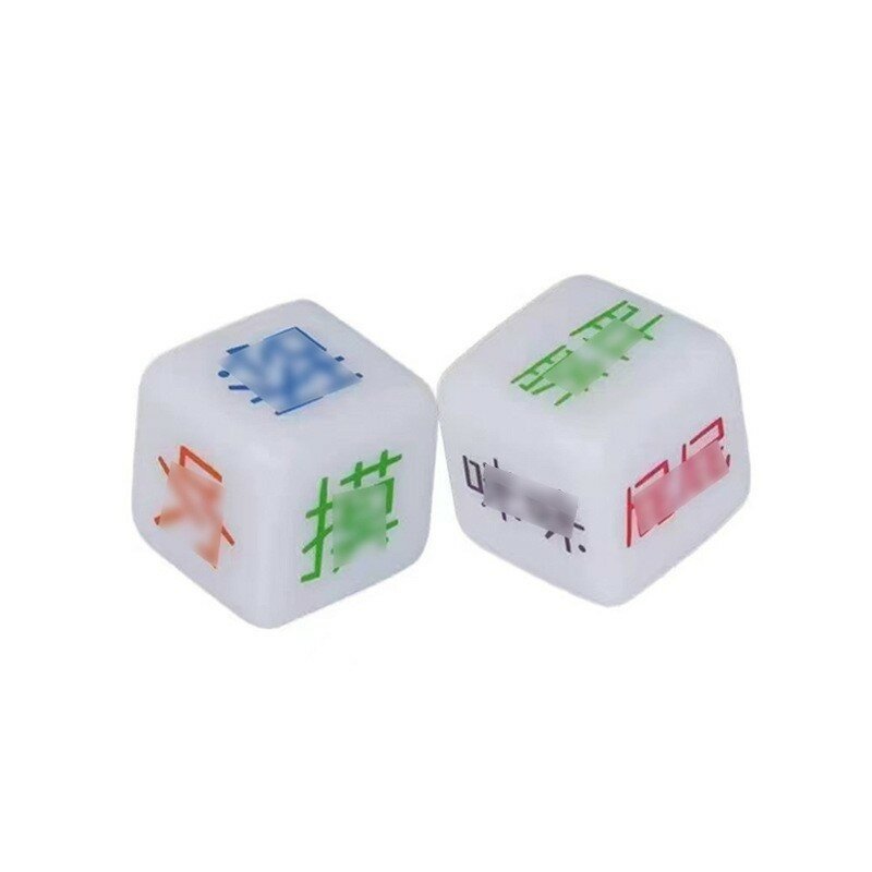 Игровые кубики для взрослых пар: веселые игры, наказания, флирт, позиции для прелюдии, оптовая продажа 2 белые кубики -