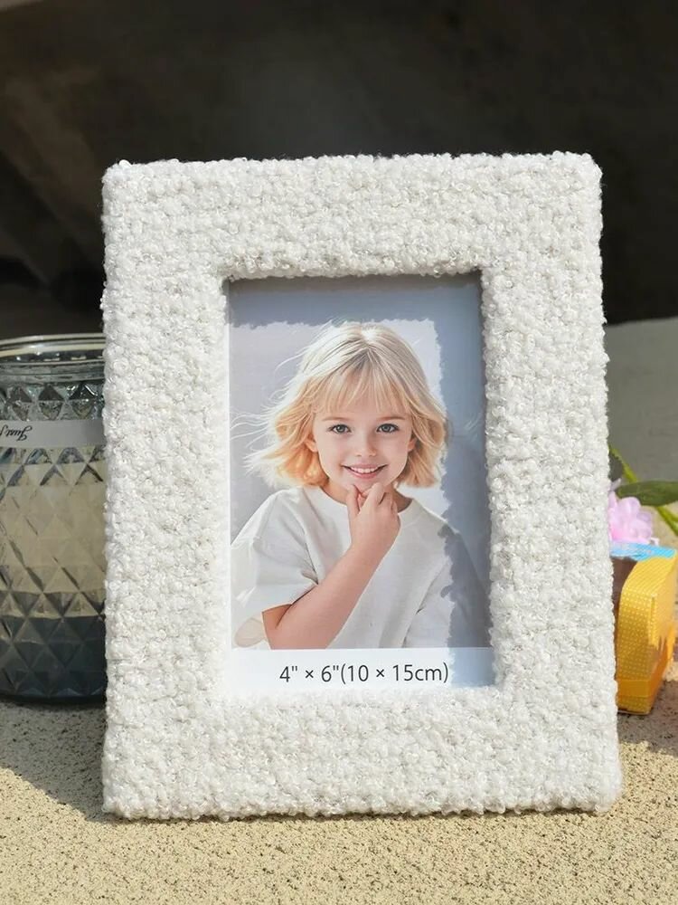 Фоторамка "Фоторамка Рамка для фото 10х15 детская плюшевая", 1 фото