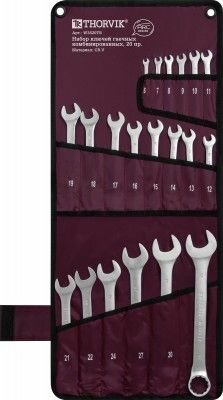 Набор ключей гаечных комбинированных серии ARC 6-32 мм Thorvik W3S20TB