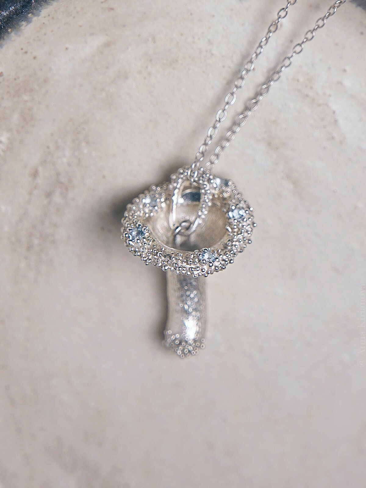 Подвеска, серебро, 925 проба, топаз