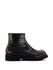 Ботинки MM6 Square-toe leather boots, размер 42, черный