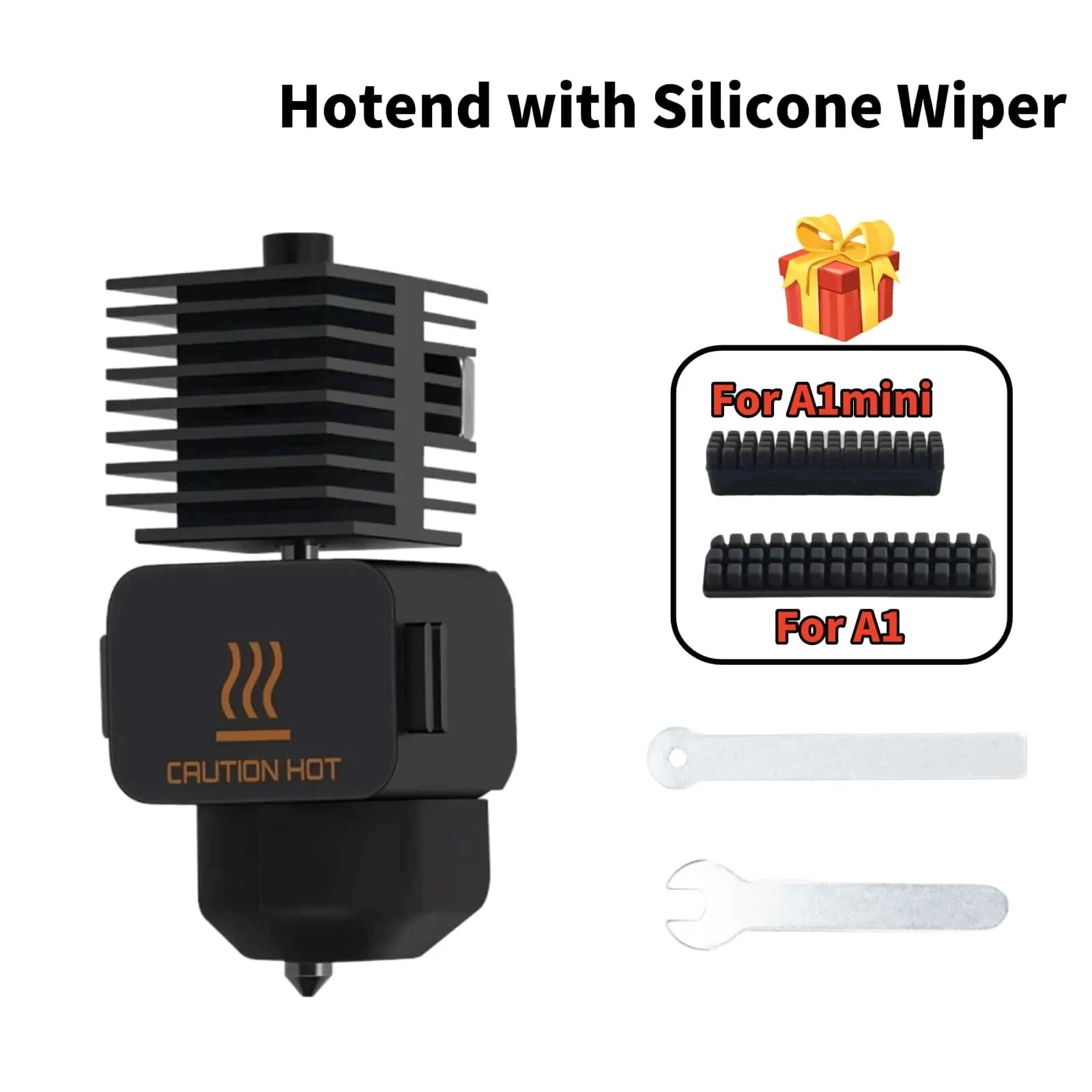 Hotend с силиконовым вибрирующим очистителем для A1 mini/A1