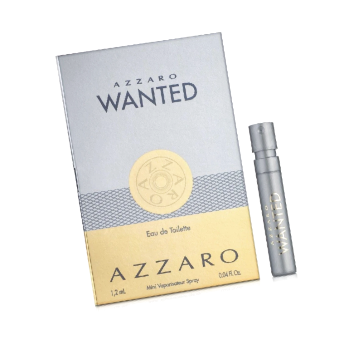 Пробник туалетной воды Azzaro Wanted 1.2 мл - Азаро Вантед мужской парфюм миниатюра