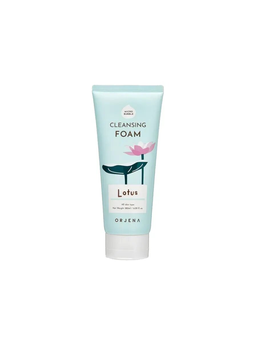 ORJENA CLEANSING FOAM Lotus, Пенка для умывания с эк, 180мл
