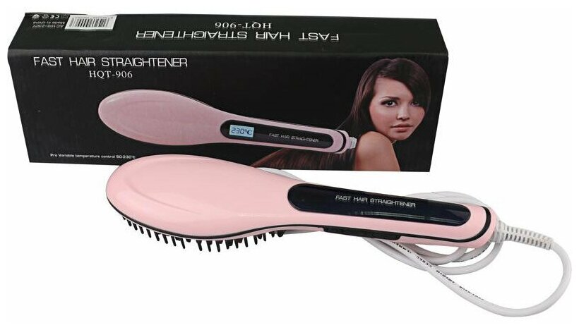 Расческа - выпрямитель Fast Hair Straightener HQT-906
