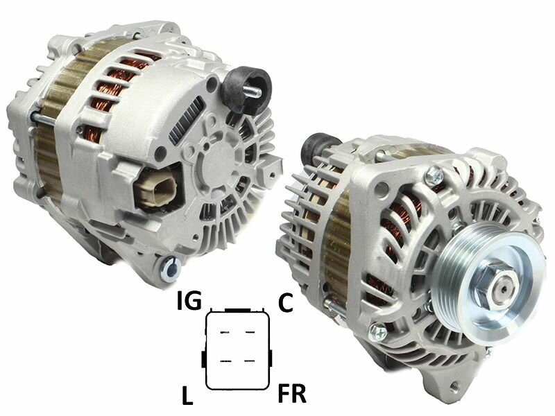 Генератор HONDA CIVIC 1.4/FIT/JAZZ 1.3/1.5 08-13 L13A/L13Z/L15A 12V 90A Sat арт. ST-31100-RB0-004