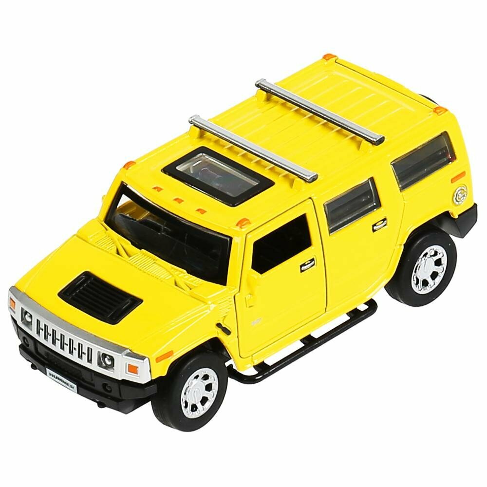 Модель машины Технопарк Hummer H2, жёлтая, инерционная НUМ2-12-YЕ