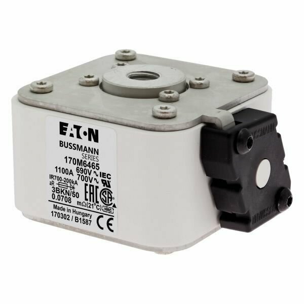 Быстродействующий Предохранитель 170M6465 1100 A, AC 690 V, 200 kA, size 3, aR, 3BKN/50
