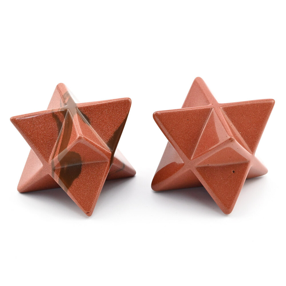 Меркаба из авантюрина коричневого 47*47*65мм .