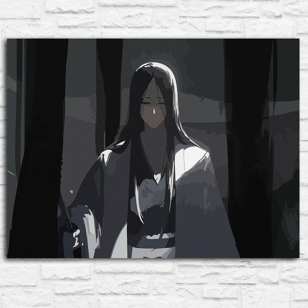 Картина по номерам на холсте аниме блич (bleach, ичиго, рукия, орихиме) - 14885 30х40